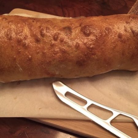 Chouriço and Proscuitto Bread (Folar) - Portuguese Cooking